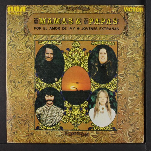 MAMAS & PAPAS: for the love of ivy / strange young girls RCA Victor 7 ...