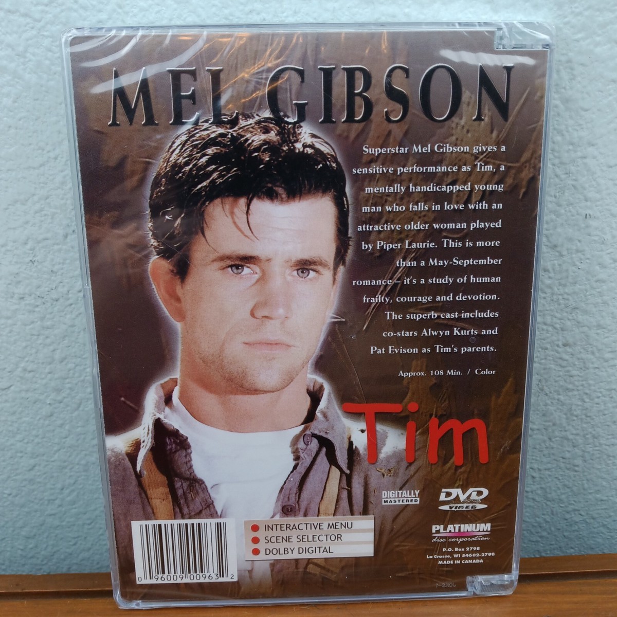 Piper Laurie Tim Tim DVD 1979 Mel Gibson Piper Laurie Romance Drama