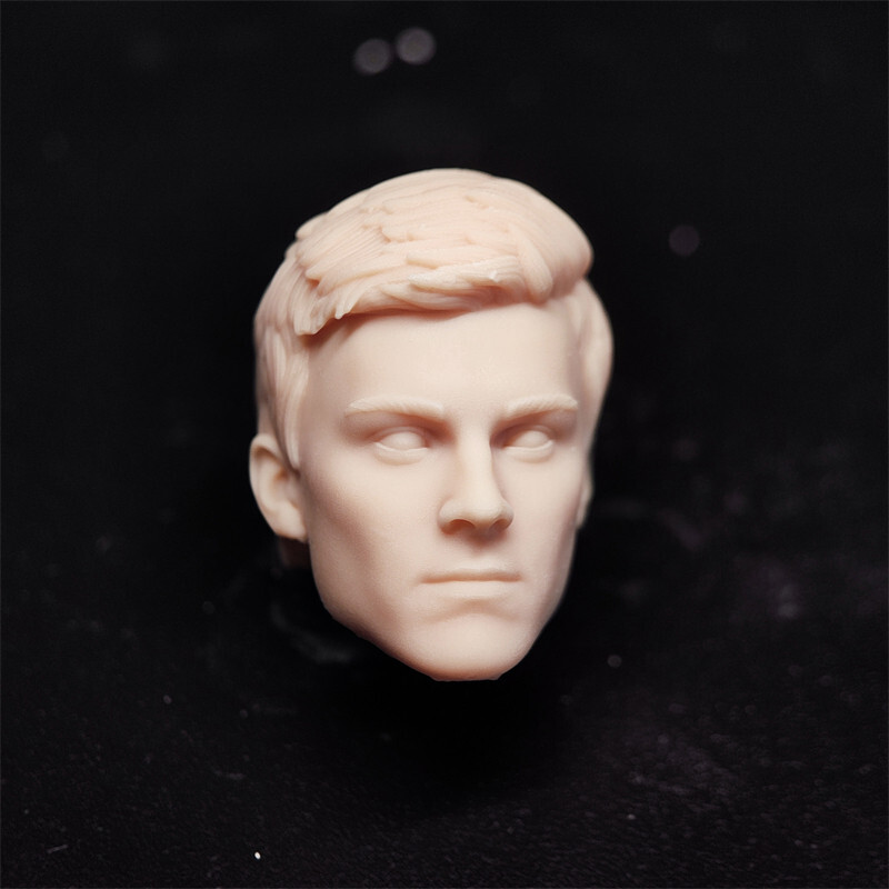 1/18 Scale The Game Spider-Man Peter Park Head Sculpt Unpainted Fit 3. ...