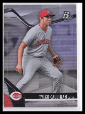 Tyler Callihan #TOP-31 2021 Bowman Platinum Top Prospects Cincinnati ...