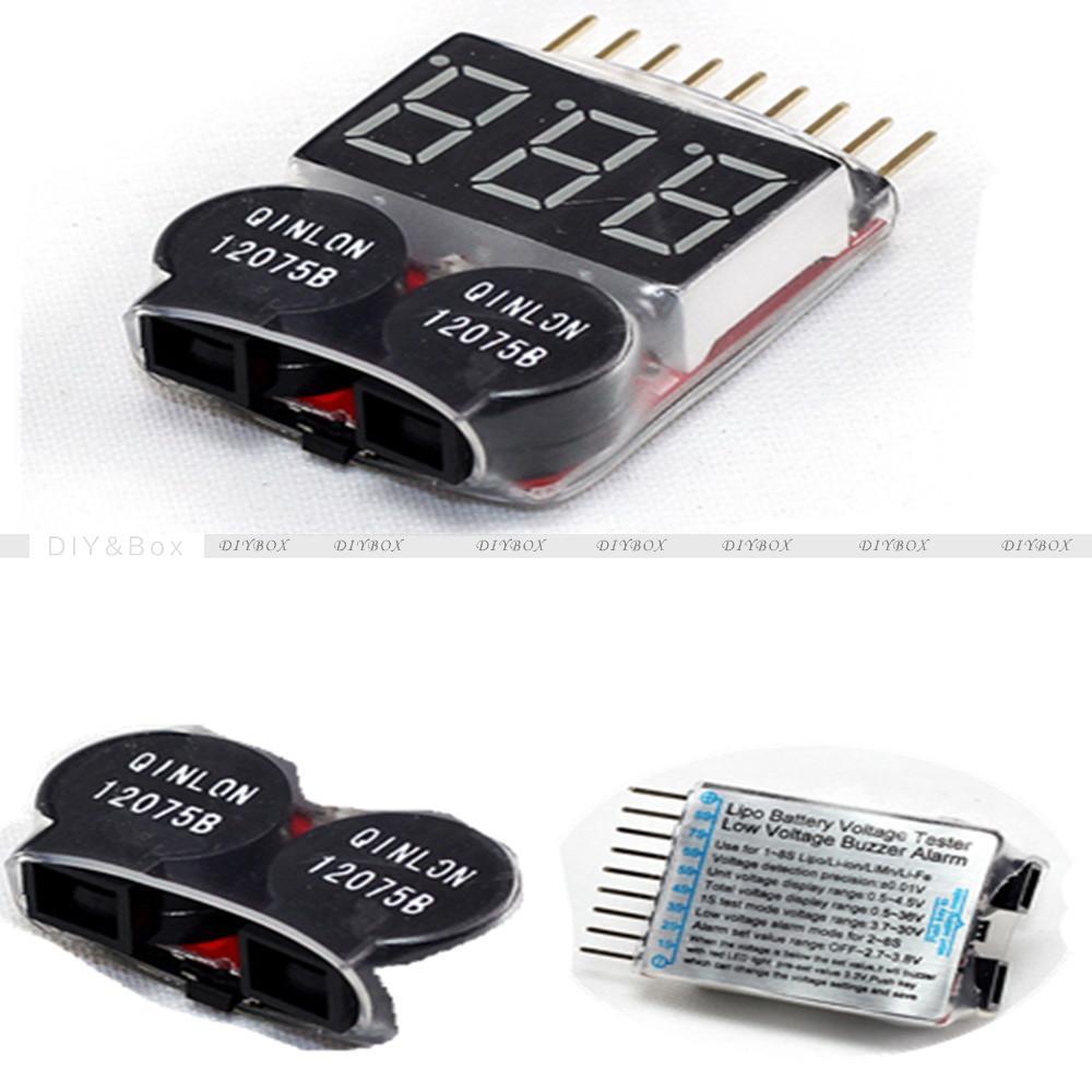 Low Battery Voltage Tester 1 8S BBX1 8S 2IN1 Lipo Battery Voltage
