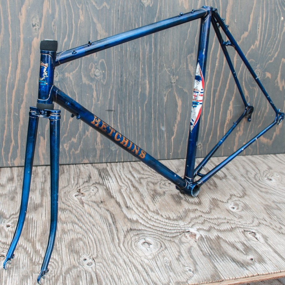 Vintage 1970 Hetchins Italia RoadBike FRAME FORK 531 Reynolds Steel ...