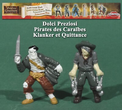 Dolci Preziosi, 2 figurines Pirates des Caraïbes, Klanker et Quittance ...