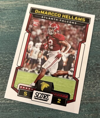 2023 Panini SCORE #385 DeMarcco Hellams Atlanta Falcons RC Card | eBay