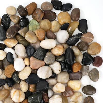 Natural Assorted Small River Pebbles Stones Rocks Mixed Colour Water ...