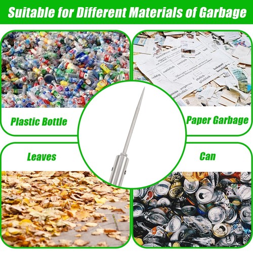 Trash Pickup Tool,48Inch Trash Picker Upper Grabber High-Duty Stainless ...