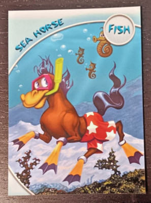 Disney Toontown Online Trading Card Series 3 - Fish : Sea Horse | eBay