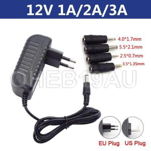 DC 12V 1A 2A 3A Power Adapter Converter 5.5*2.5mm 4.0*1.7mm 3.5*1.35mm ...