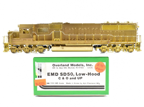 HO Brass OMI - Overland Models C&O and UP EMD SD50 Low Hood | eBay