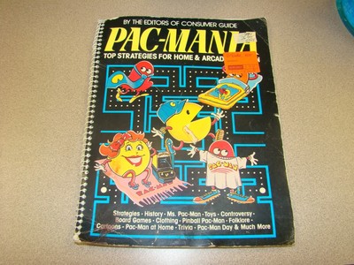 Pac-Mania Top Strategies for Home & Arcade Pac-Man 1982 vintage book | eBay