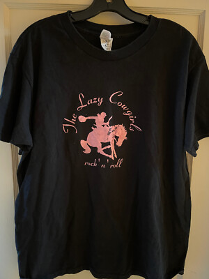 Vintage Lazy Cowgirls band t-shirt 1990s garage punk cow punk rock n ...