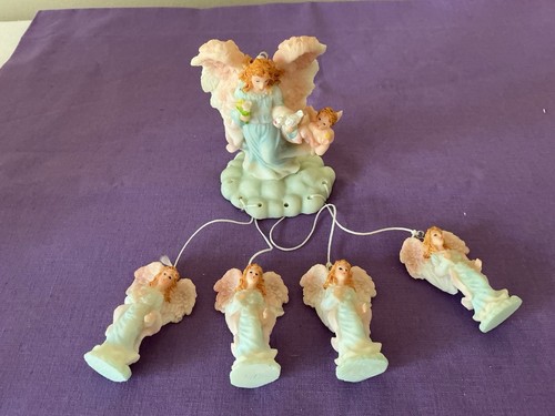 Vintage Angel Wind Chime Resin Indoor Outdoor Decor Angels 12” | eBay