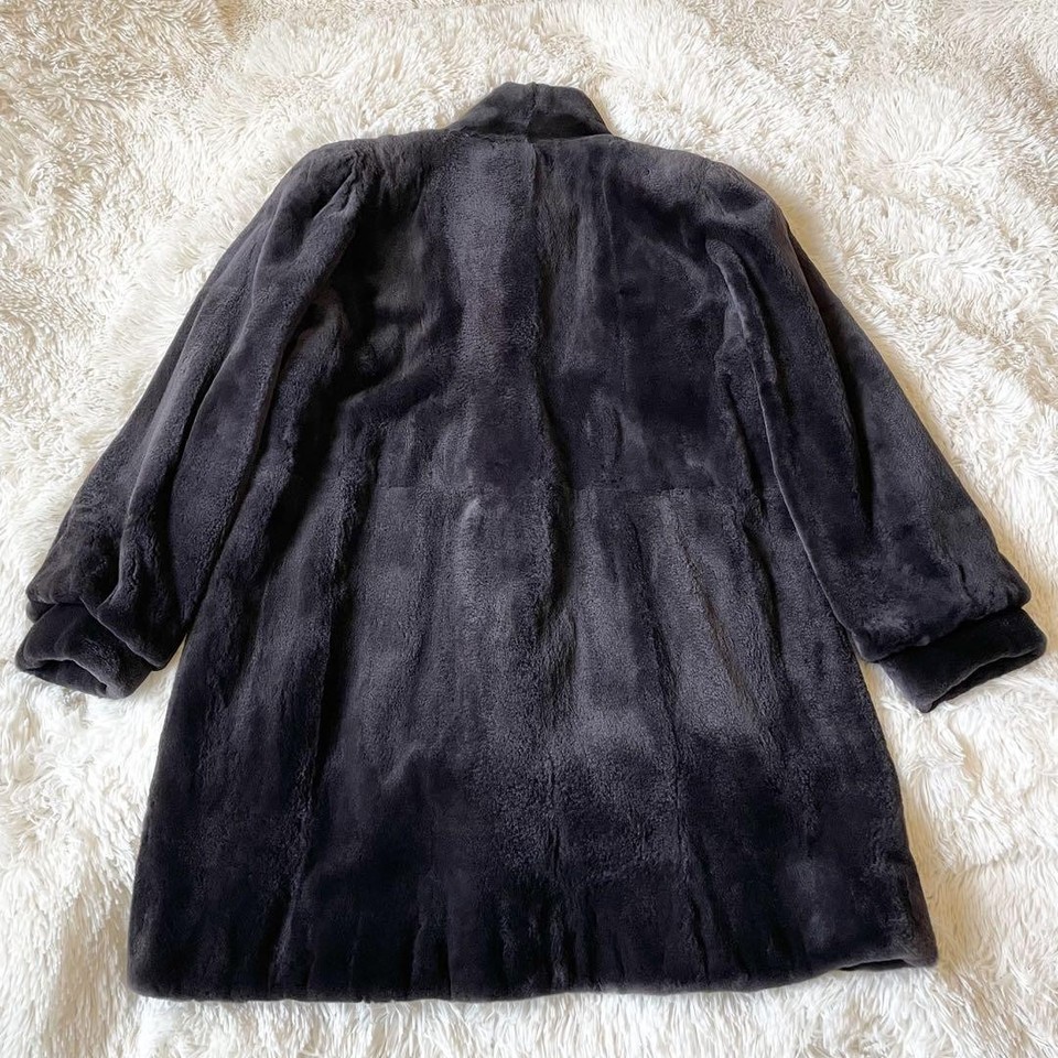 Saga Mink Royal Fur Coat Jacket One Size Black From Japan | eBay
