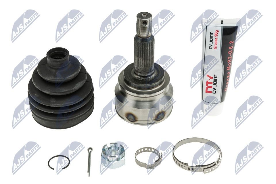 DRIVESHAFT CV JOINT KIT FRONT RIGHT TRANSMISSION END LEFT NPZ-MS-036 ...