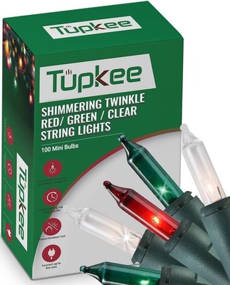 Christmas Random Shimmering Twinkle Lights - 12 of 100 Lights Twinkle ...