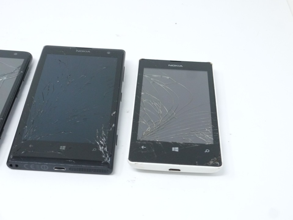 Lot of 4 Working Nokia / Microsoft Windows Mobile Smartphones - Lumia 650 / 909 | eBay