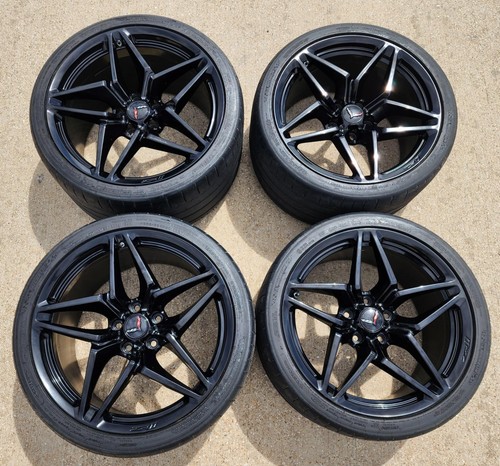 C7 BLACK ZR1 WHEELS OEM & TIRES | eBay