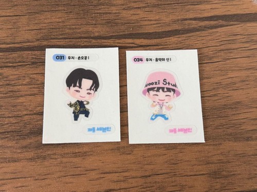 SEVENTEEN Woozi GS25 Korea Limited Sticker Puzzle Set of 2 Korean ...