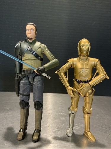 Star Wars Black Series Kanan Jarrus 6" And C-3PO Action Figure Lot ...