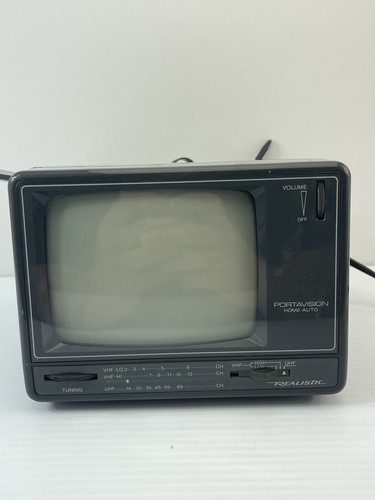 Vintage 1990 Realistic Portavision Radio TV | eBay
