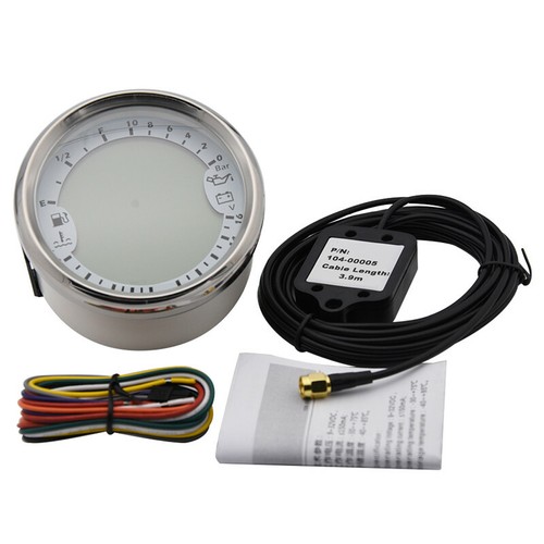 Car 85mm Multi-functional Gauges GPS Speedometer Tachometer Fuel Level Voltmeter | eBay