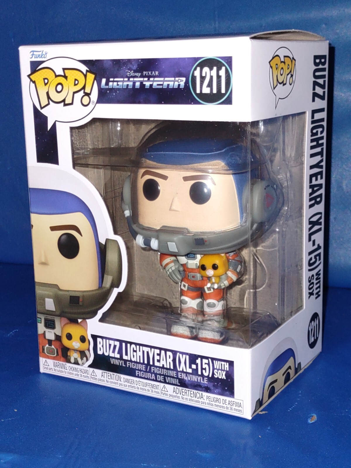 DISNEY LIGHTYEAR XL-15 BUZZ LIGHTYEAR W/ SOX FUNKO POP VINYL FIGURE ...