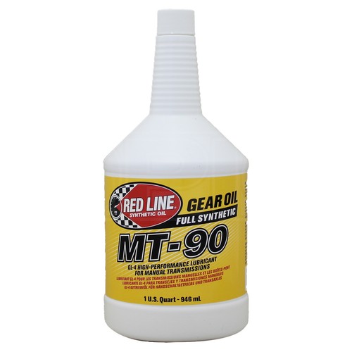 Red Line MT-90 75W90 GL-4 Manual Transmission Gear Oil 1 US Quart 0.946 ...