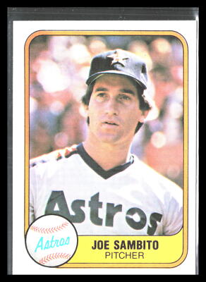 Joe Sambito 1981 Fleer #65 (Houston Astros) | eBay