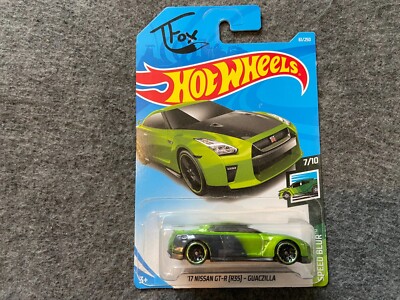 17 Nissan GT-R (R35) Guaczilla Speed Blur Hot Wheels *Combined Shipping ...