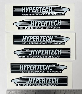 3 Sticker Lot - Hypertech 'High Performance Technology' Sticker 5-3/4" x 1" | eBay