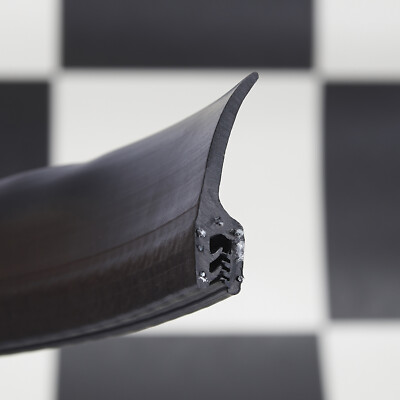 Large Exposed Fin Car Boot Seal Rubber Edge Trim Bonnet Door 35.5mm x ...