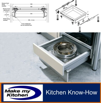 Ninka Under Oven Drawer Set For 600mm Unit | eBay UK