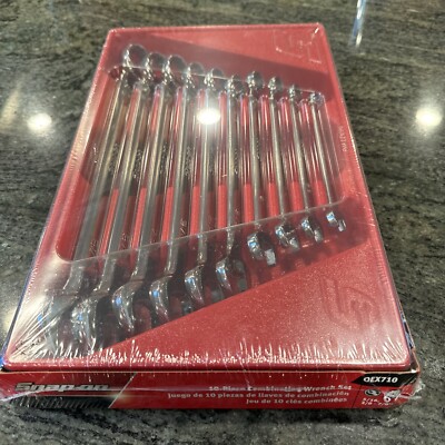 snap on oex710 10 pc sae combination wrench set 5/16-7/8” | eBay