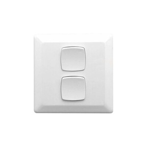 Clipsal Prestige 2 Gang Switch White P2000 Series | P2032/2VA-WE | eBay
