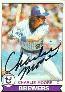 Charlie Moore autographed Baseball Card (Milwaukee Brewers) 1979 Topps ...