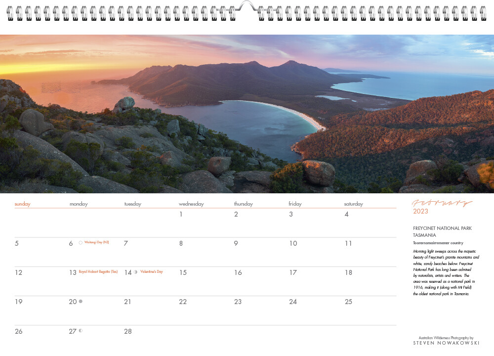 2023 Wild Places of Australia Wall Calendar - STEVEN NOWAKOWSKI | eBay UK