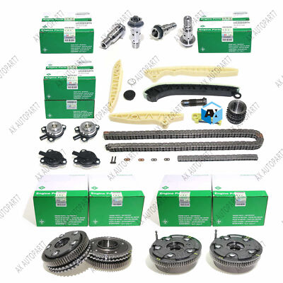 OEM 4X Camshaft Adjusters+Timing Chain Kit for Mercedes-Benz W203 W211 ...