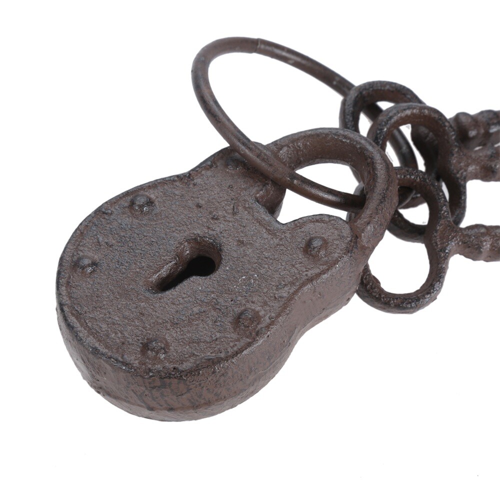 1set European Wine Cellar Key Castle Key Iron Ornament Collection Home ...
