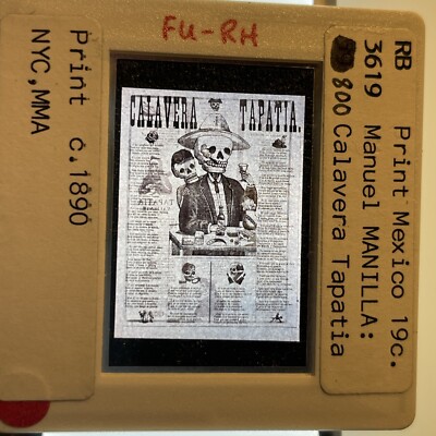 Manuel Manilla “Calavera Tapatia” Mexican Art 35mm Glass Slide | eBay