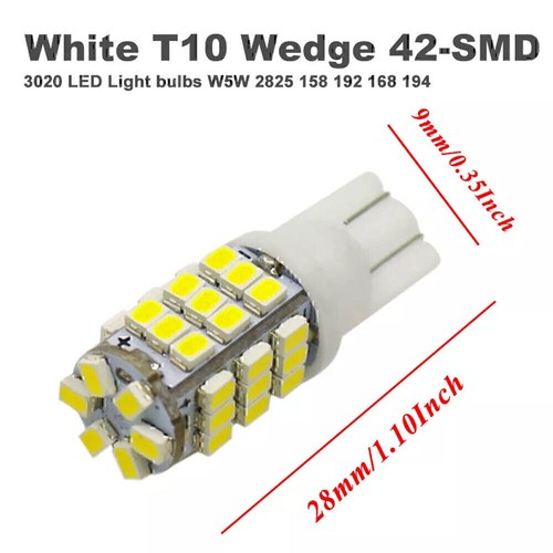 20 Pure White T10/921/194 RV Trailer Backup Reverse LED Lights Bulbs 42 ...