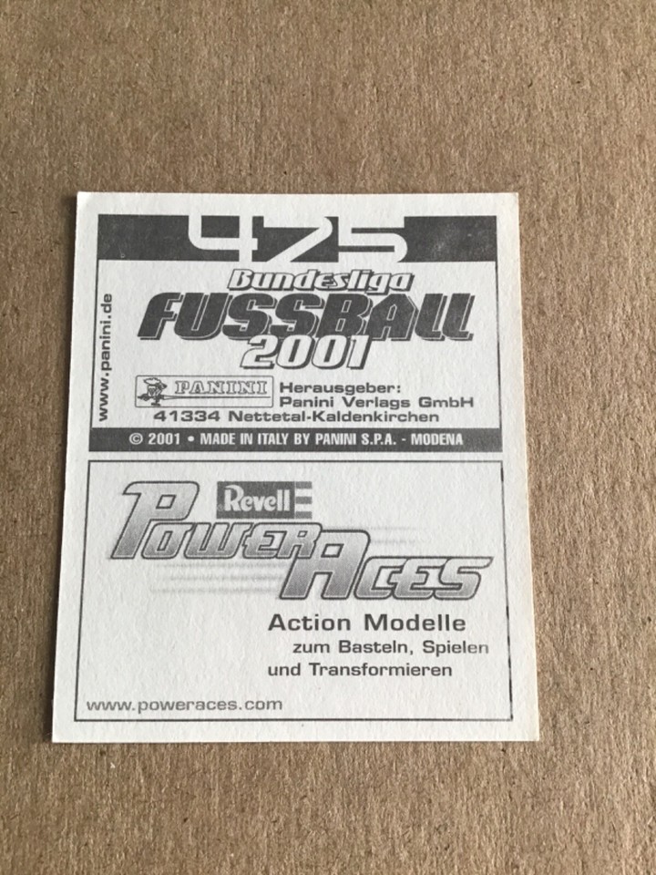 Frank Greiner, Germany 🇩🇪 VfL Wolfsburg Panini 2001 hand signed | eBay