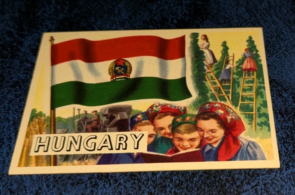 1956 Topps Flags of the World Trading Card Ex Hungary #38 | eBay