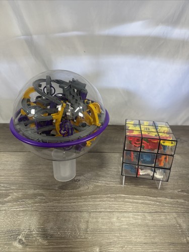Perplexus Ball/Rubik‘S Cube Original Epic 3D Brain Teaser Lot Of 2 ...