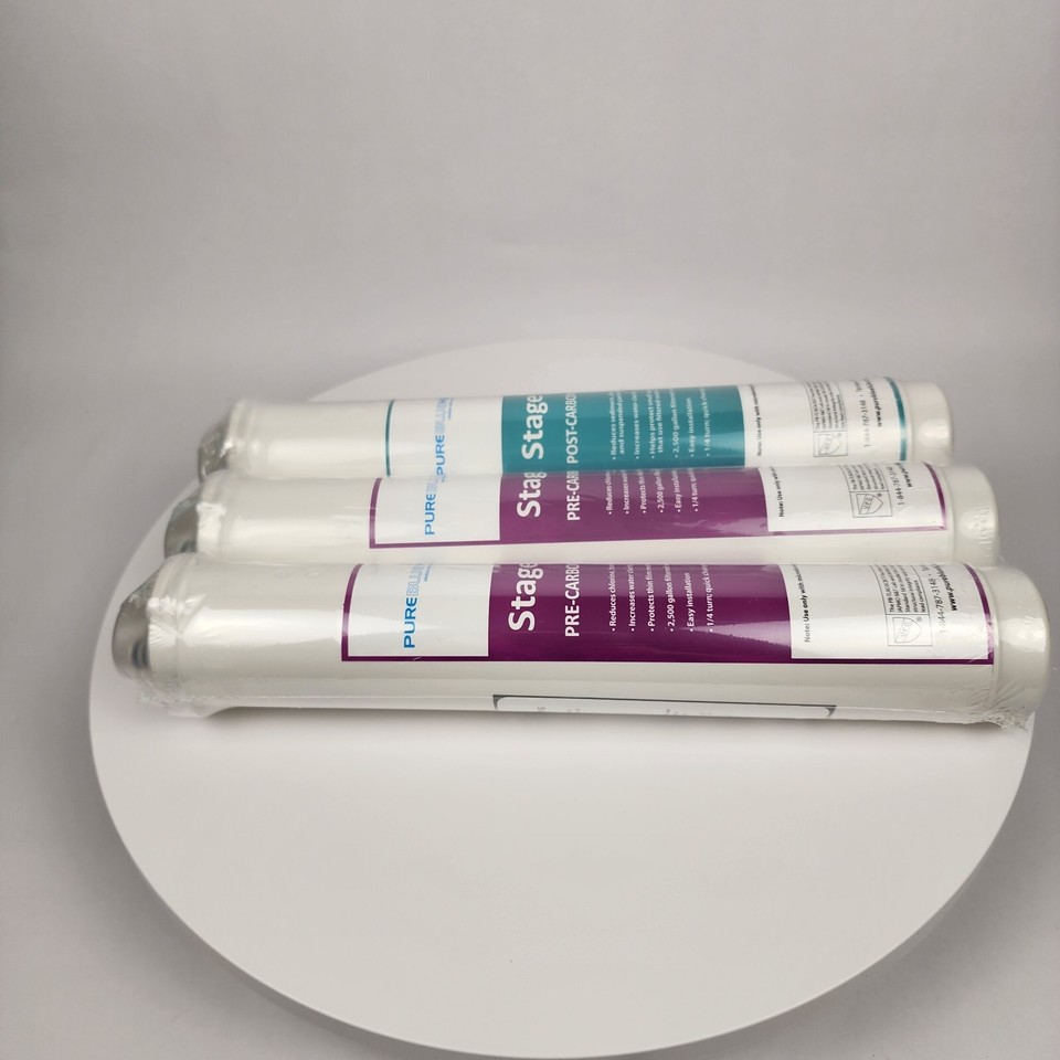 Pure Blue H2O 3-Stage RO Replacement Filter 3-Pack 1:1 System Sealed | eBay