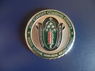 20TH SUPPORT COMMAND CBRNE COMMAND TEAM CHALLENGE COIN | eBay