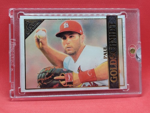 2020 TOPPS Vault GALLERY Paul Goldschmidt BLANK BACK 1/1 Cardinals w ...