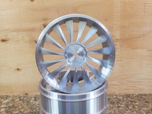 3d Printed 1:10 RC Turbo Fin Wheels Fits Redcat 26ers Tires RC Car 12mm ...