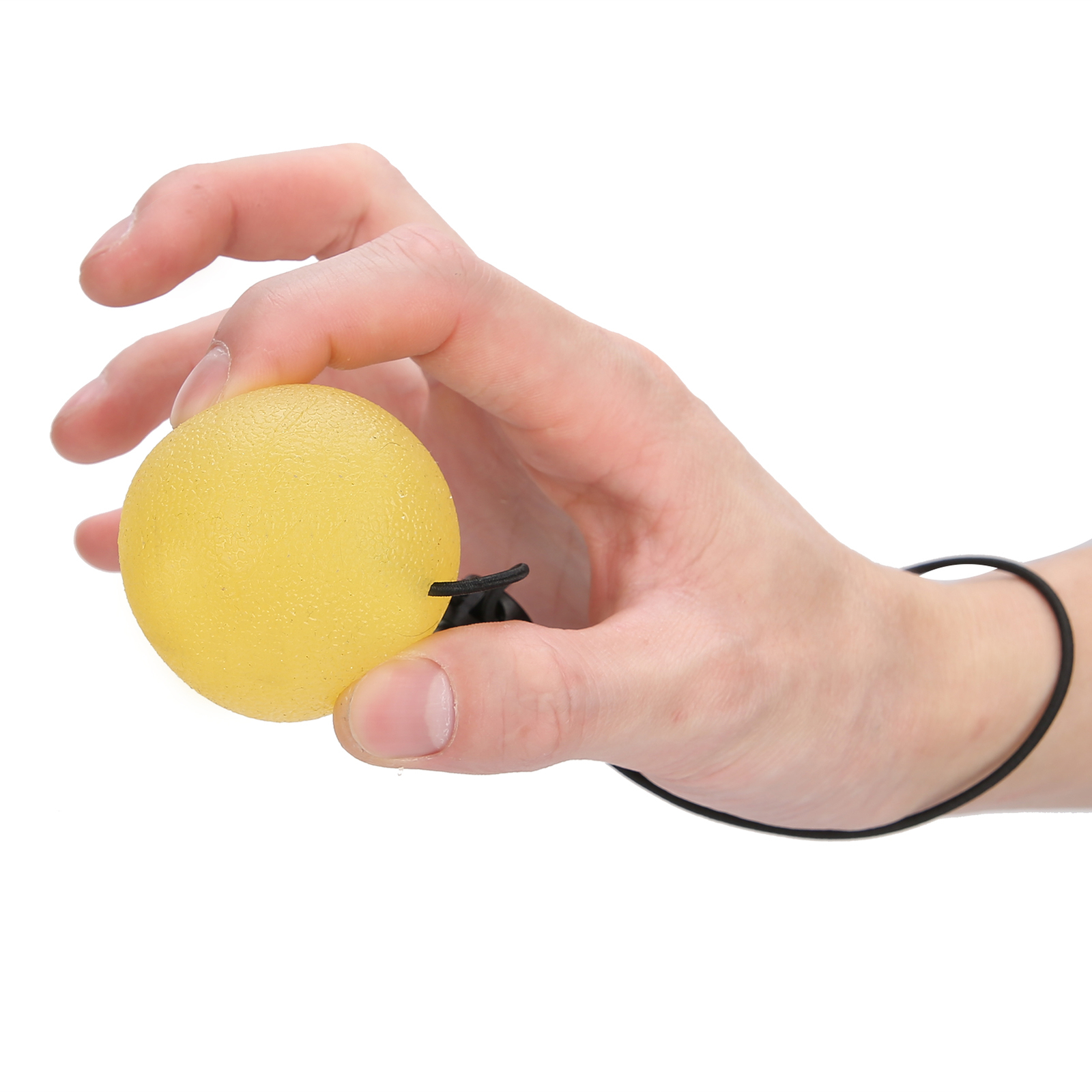 3pcs Hand Finger Strength Stretch Ball Finger Ball(Yellow 15 Hardness ...
