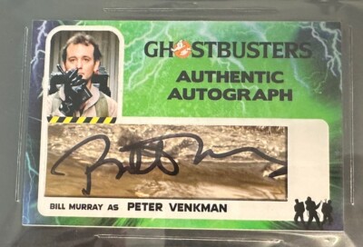 2016 CRYPTOZOIC GHOSTBUSTERS AUTO Bill Murray Card BGS Authenticated ...