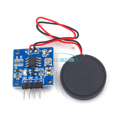 Piezo Sheet Percussion Vibration Shock Sensor Switch Module DC 5V | eBay